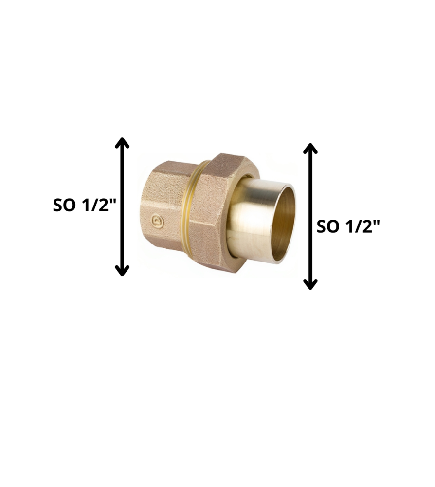 Union Americana Bronce So So 1/2" - Socodima.cl
