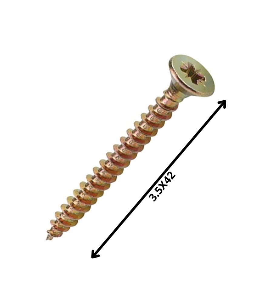 Tornillo Madera Aglomerado (35x 42) - Socodima.cl