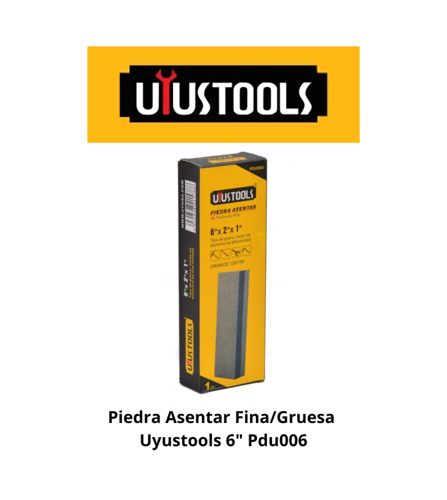 Piedra Asentar Fina/gruesa Uyustools 6" Pdu06u - Socodima.cl