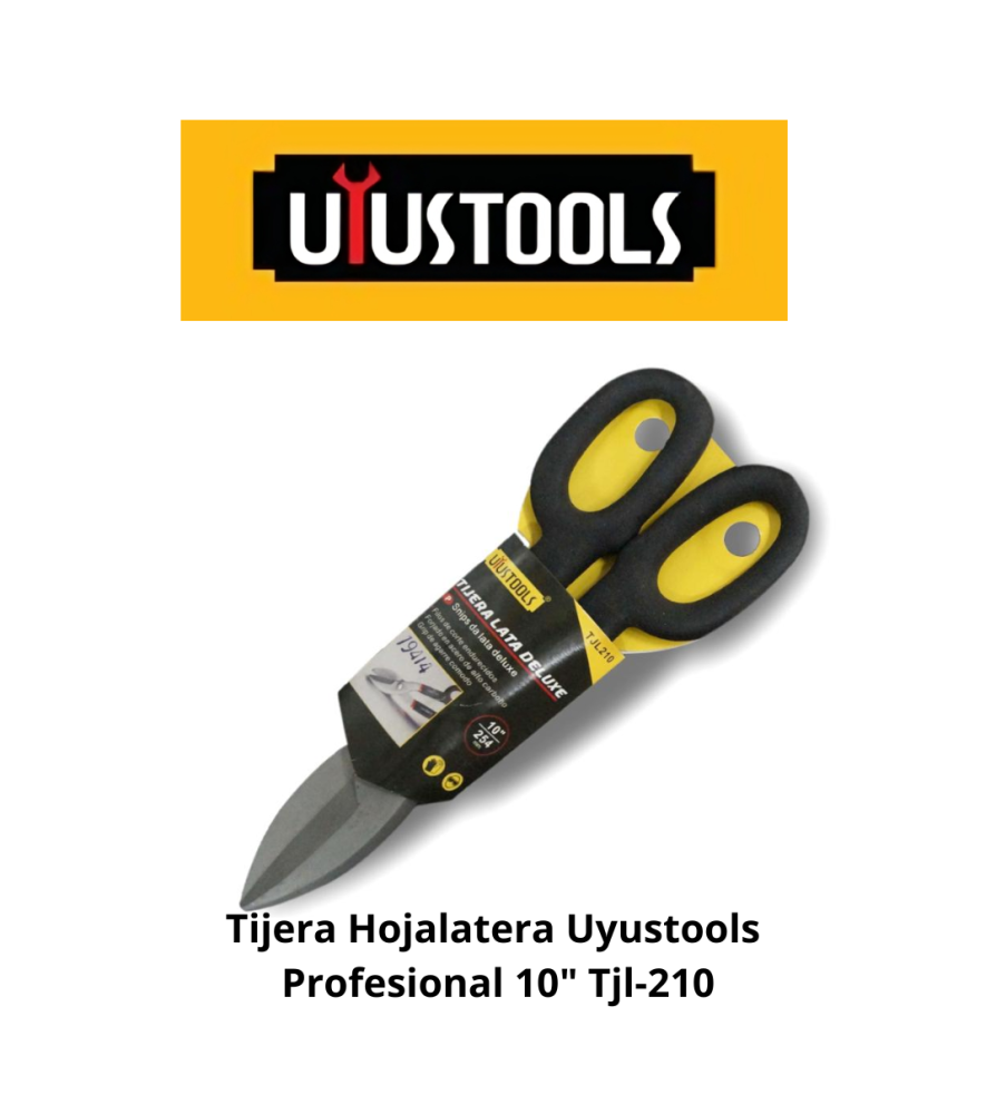 Tijera Hojalatera Uyustools Profesional 10" Tjl-21 - Socodima.cl