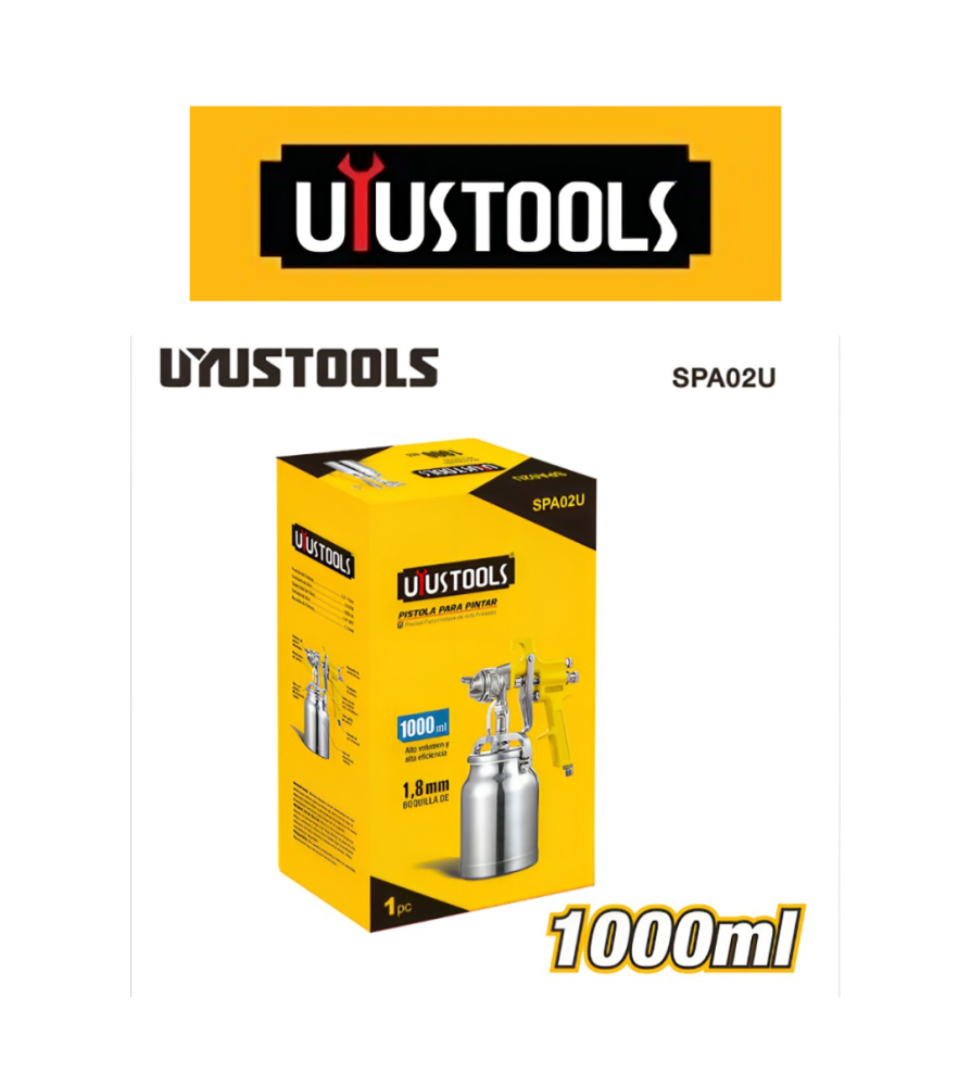 Pistola Pintar Uyustools Boquilla 1,8 Mm Spa02u Va - Socodima.cl