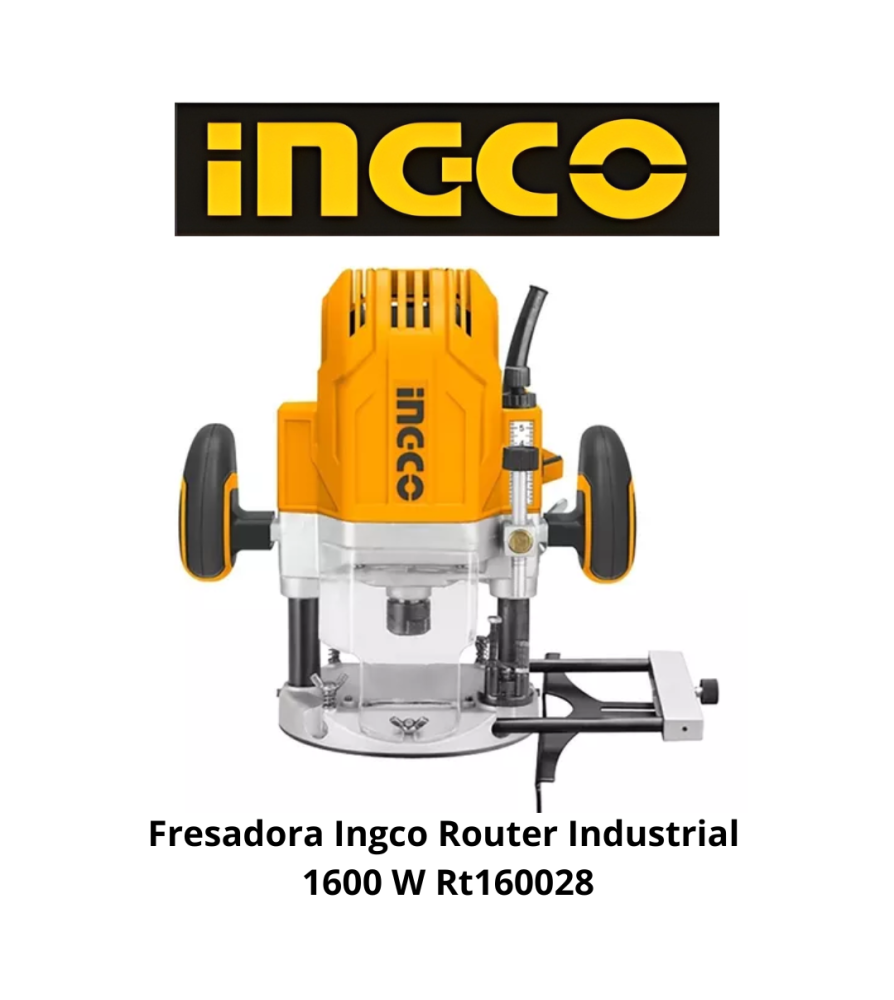 Fresadora Ingco Router Industrial 1600 W Rt160028 - Socodima.cl