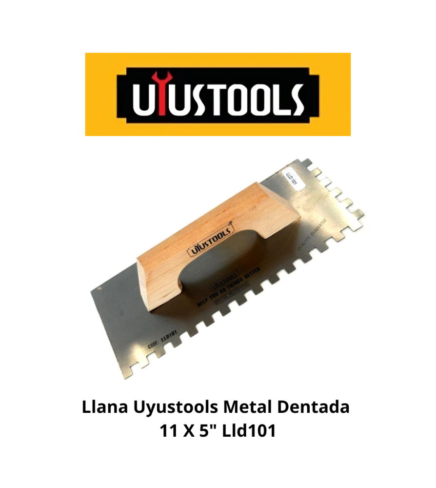 Llana Uyustools Metal Dentada 11 X 5" Lld101 - Socodima.cl