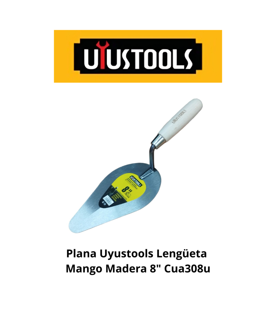 Plana Uyustools Lengueta Mango Madera 8" Cua308u - Socodima.cl
