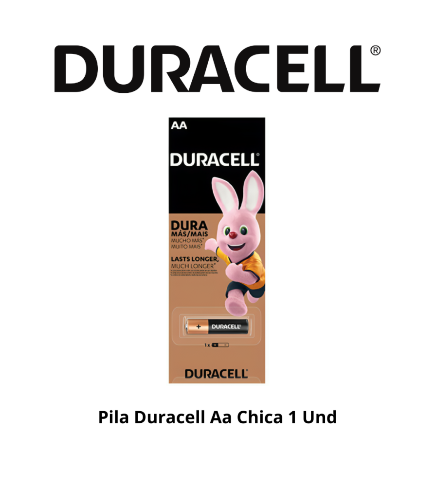 Pila Duracell Aa Chica 1 Und - Socodima.cl