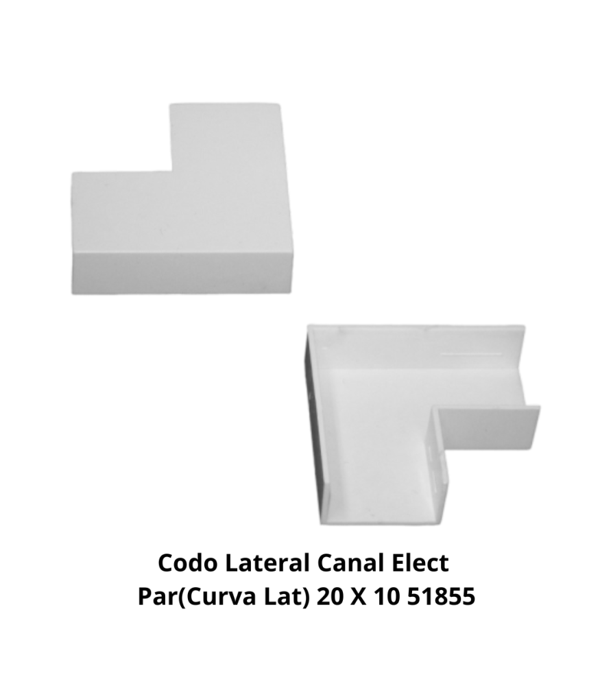 Codo Lateral Canal Elect Par(curva Lat) 20 X 10 51 - Socodima.cl