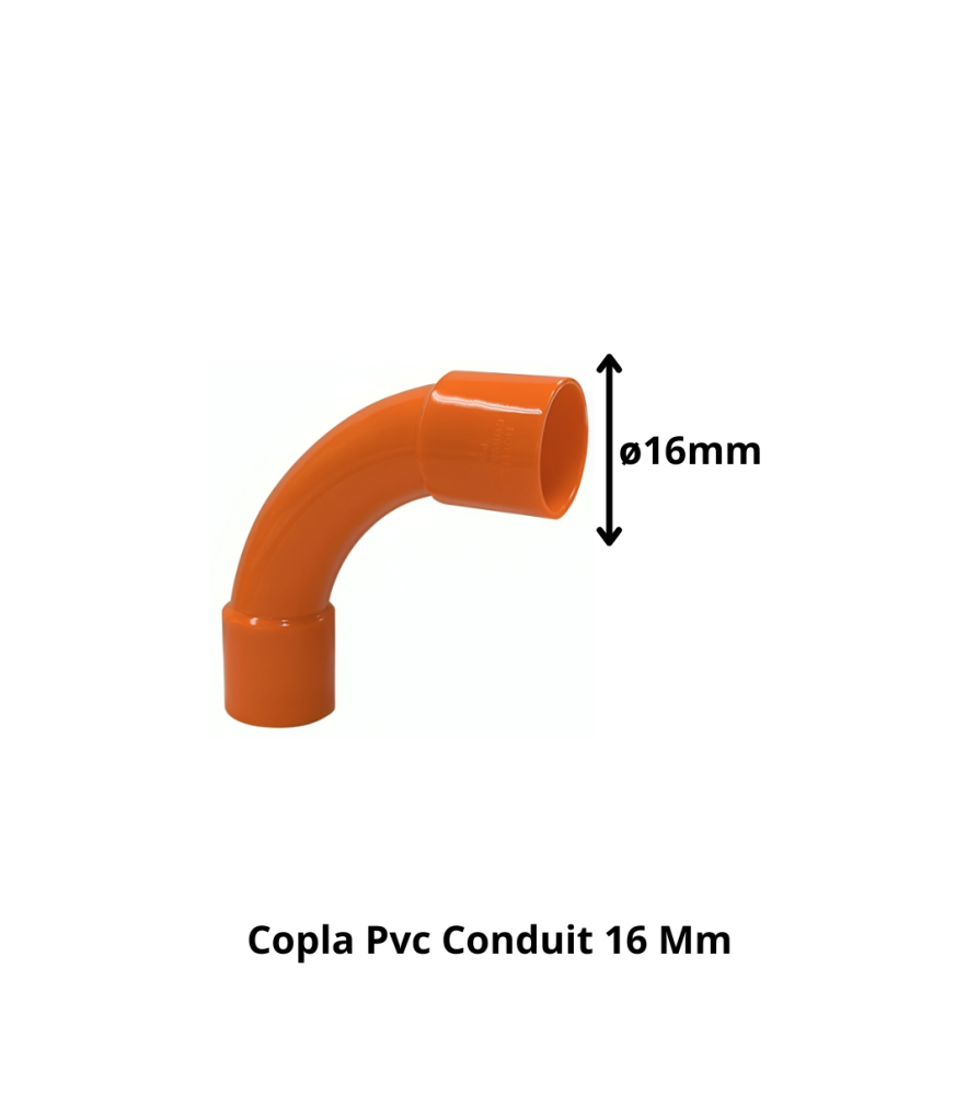 Curva Pvc Conduit 16 Mm - Socodima.cl