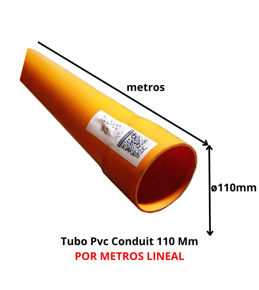 Tubo Pvc Conduit 110 Mm X Mt - Socodima.cl
