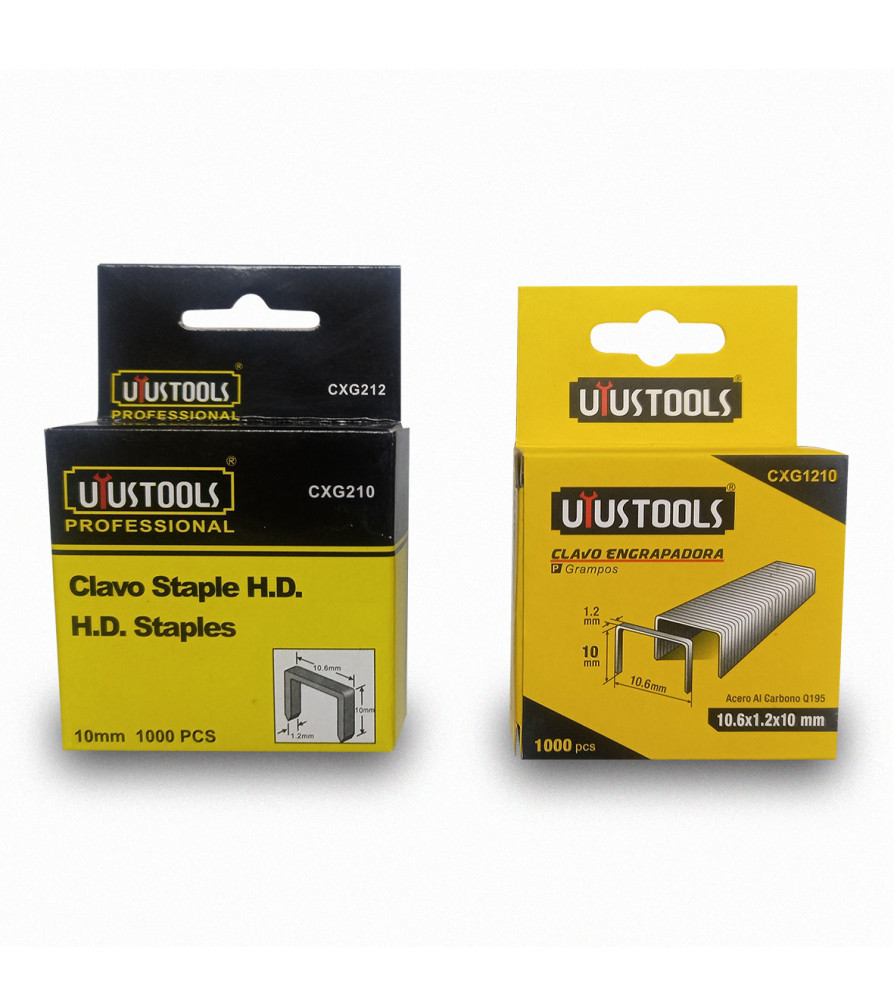 Grapas Uyustolls 10 Mm Caja 1000 Unidades Cxg1210 - Socodima.cl