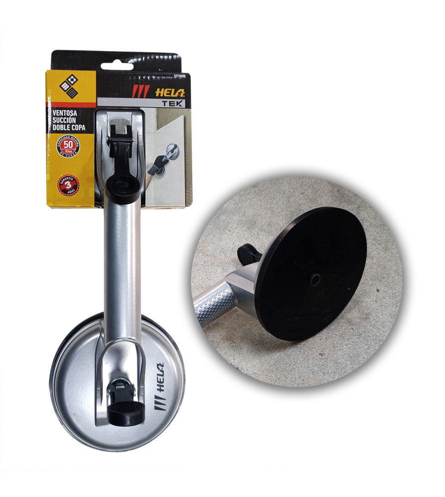 Ventosa Hela Tek Succion Doble Copa 50 Kg - Socodima.cl