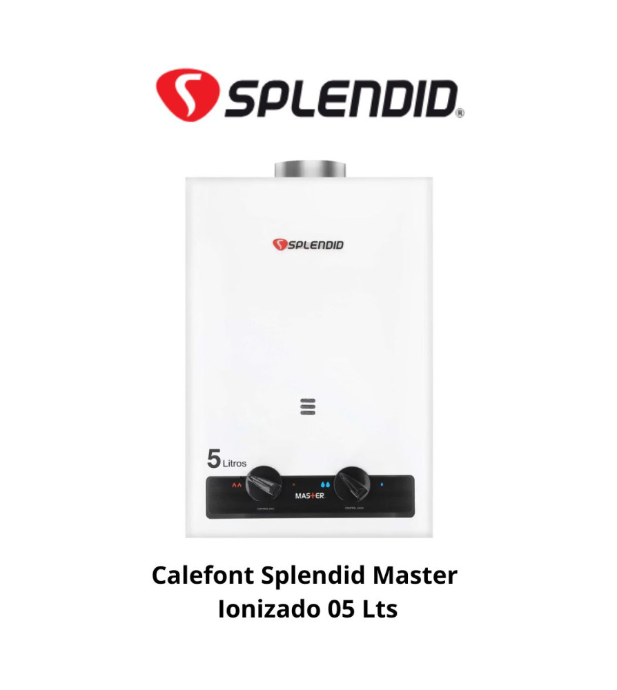 Calefont Splendid Master Ionizado 05 Lts - Socodima.cl