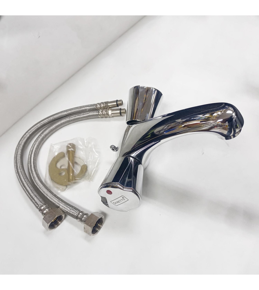 Monoblock Lavatorio Stretto Br Cromado Goccia - Socodima.cl