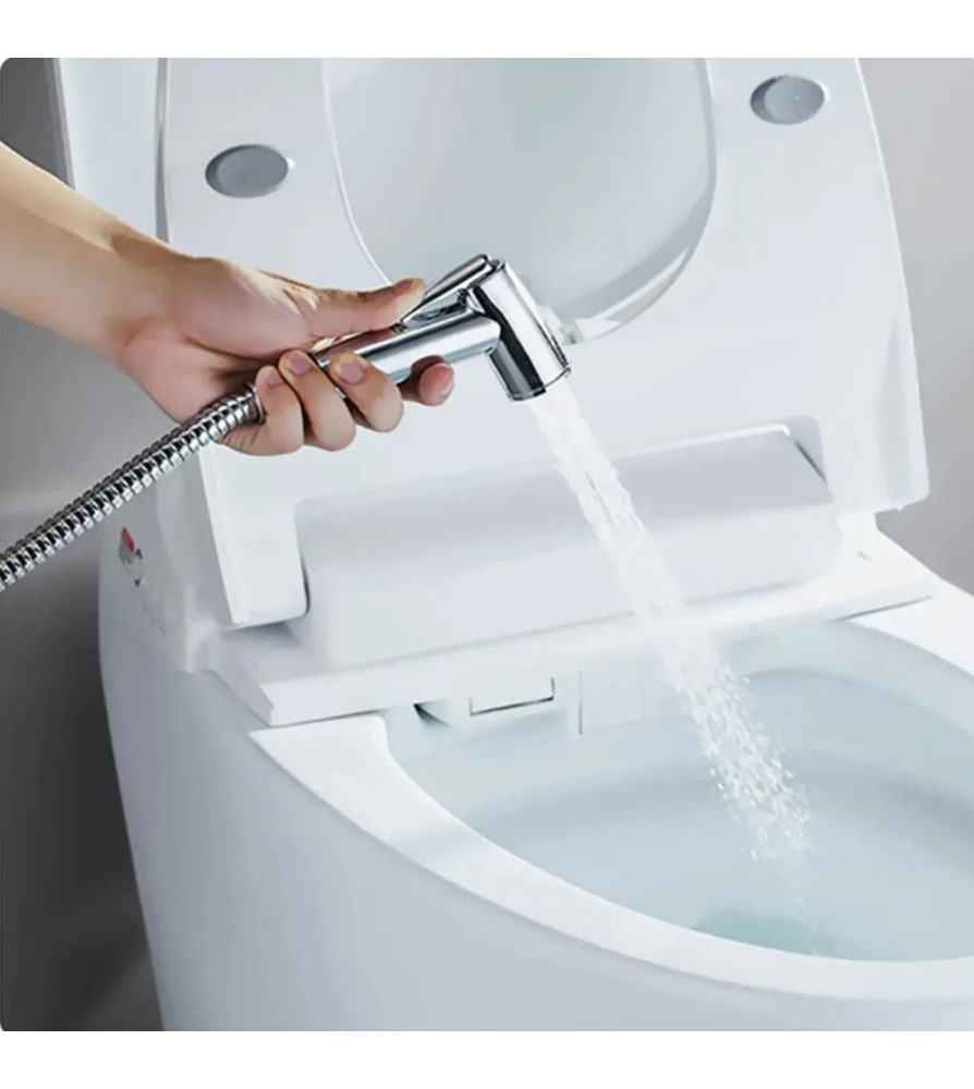Juego Bidet Arabe Para Wc Flow Pro Llave Jbafwc - Socodima.cl