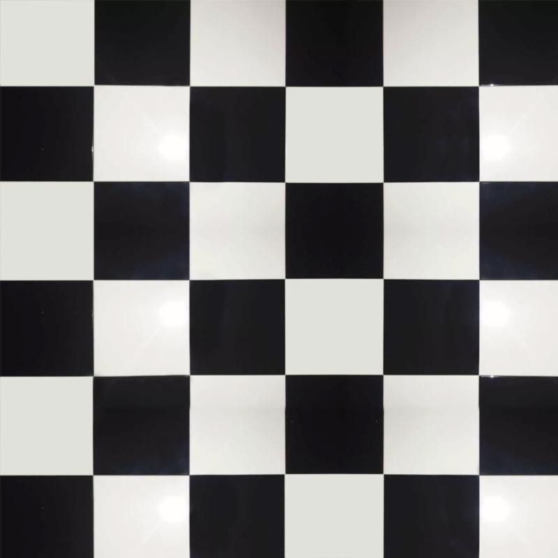 Listel Mosaico Alum Autoad Cuadrado Negro/plata - Socodima.cl