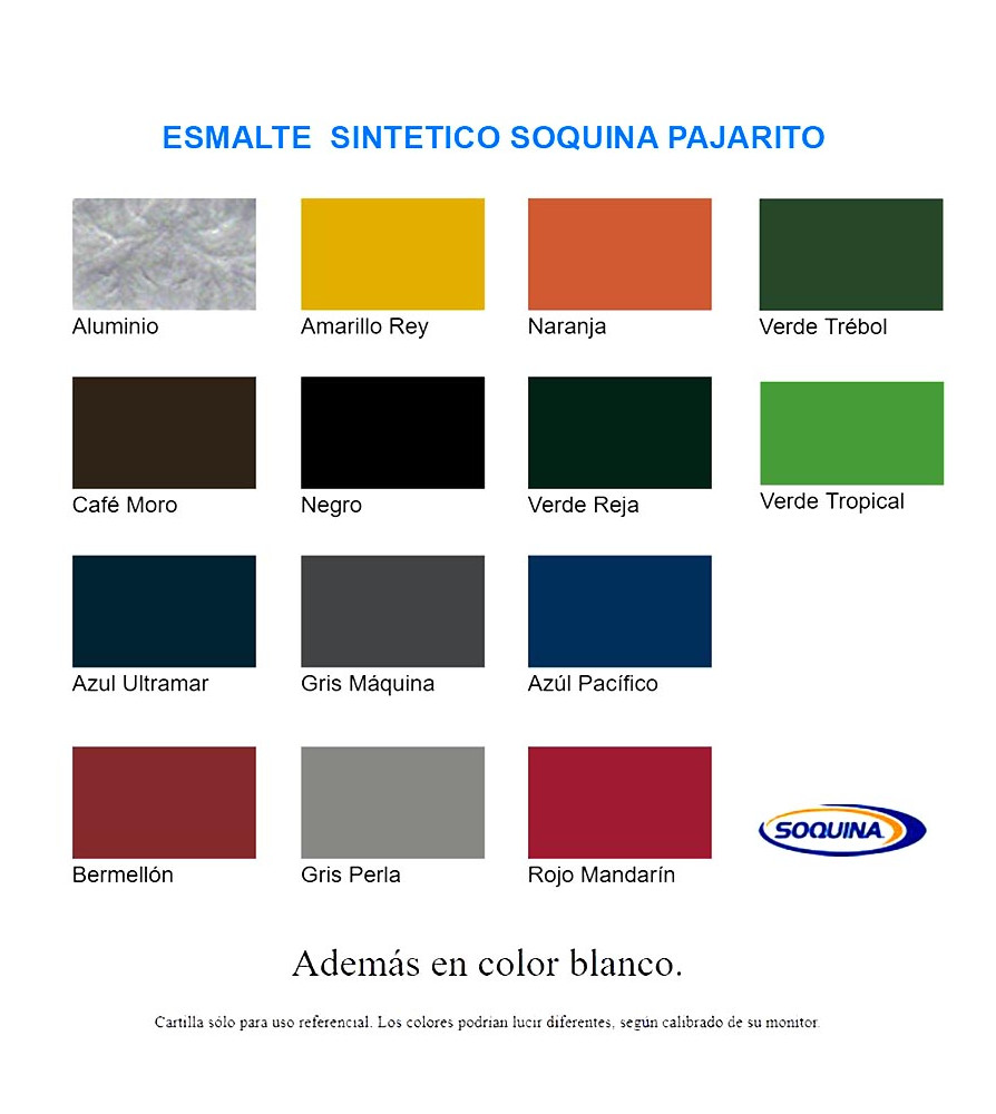 Esmalte Pajarito Sintetico 1 Gl Bermellon - Socodima.cl