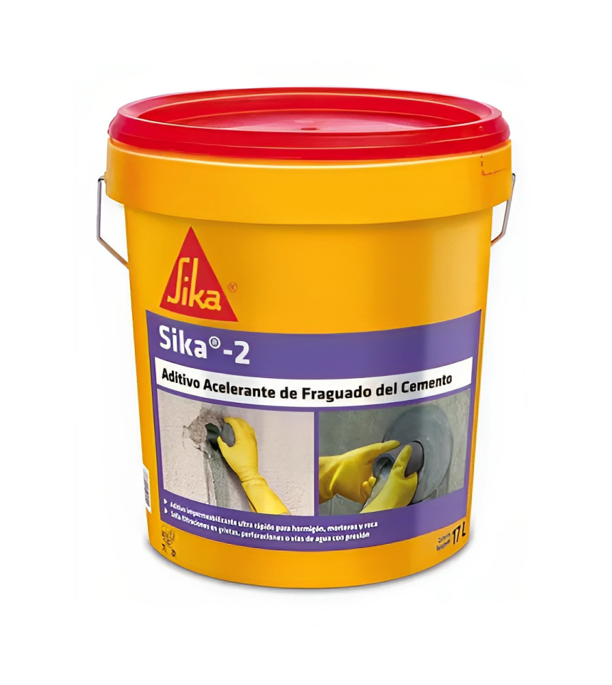 Sika 2 Acelerante Ultrar 18,0 Lts Tineta 1102241 - Socodima.cl