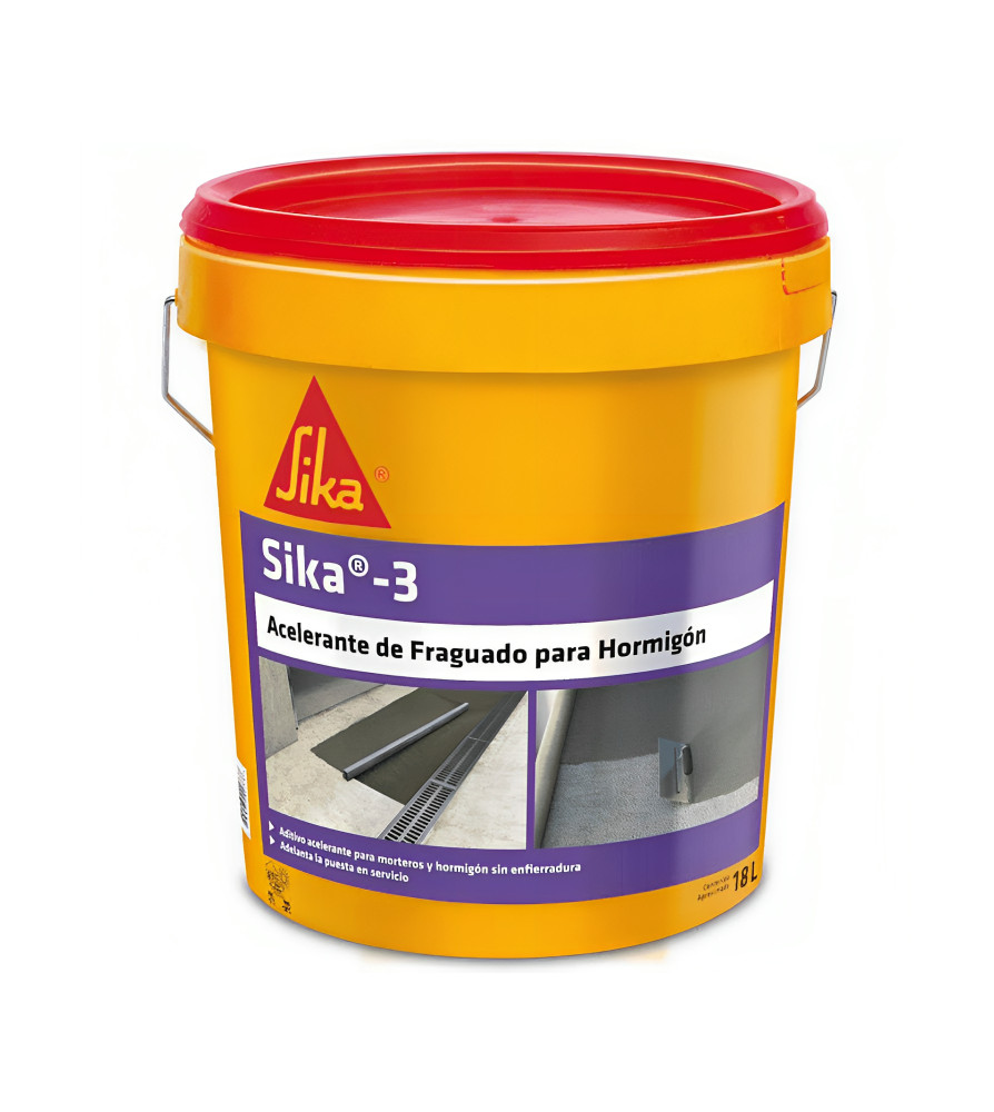 Sika 3 Acelerante Control 18,0 Lts Tineta 1103241 - Socodima.cl