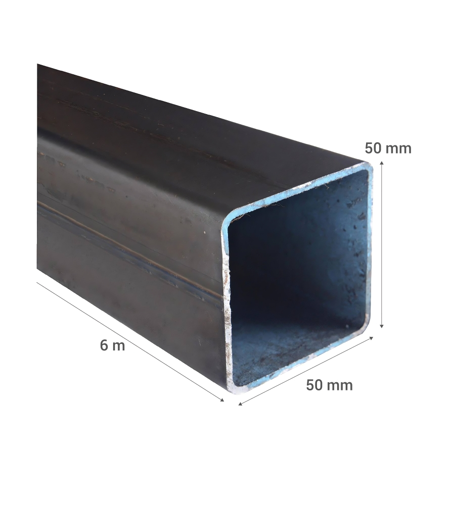 Perfil Cuadrado 50 X 50 X 5,0 (39,60 Kg/barra) - Socodima.cl